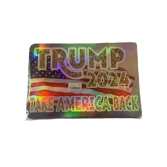 Other | Trump 224 Holographic Sign Take America Back 12 X 17 New | Poshmark
